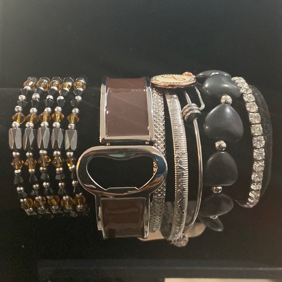 Jewelry | 42 Curated New And Preloved Stack Of Seven Bracelets | Poshmark